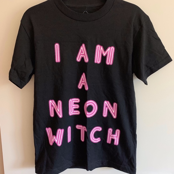 Tops | Neon Witch Womens Tshirt | Poshmark